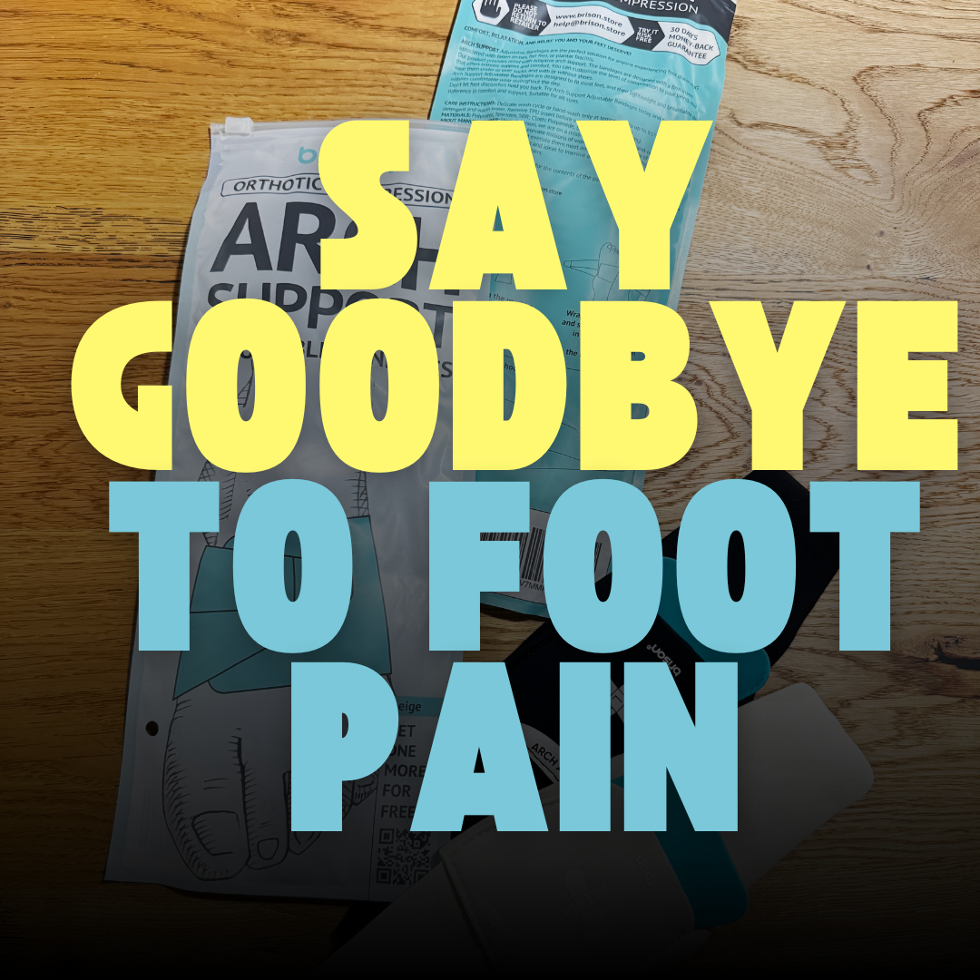 Say Goodbye to Foot Pain with Our Compression Arch Support Brace!